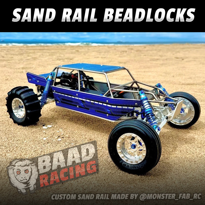 BAAD RACING | Billet RC Sand Rail Wheels