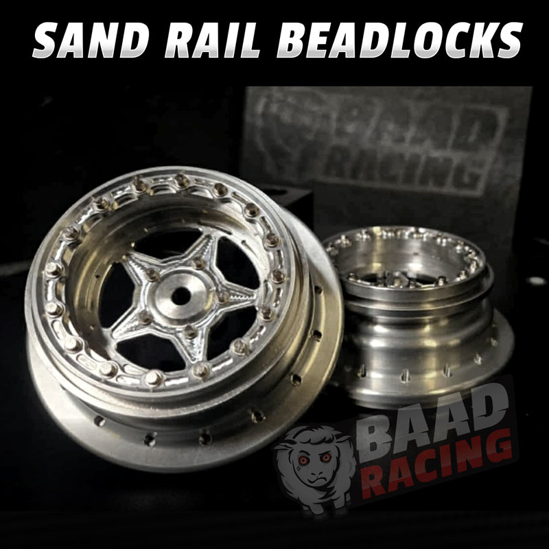 BAAD RACING | Billet RC Sand Rail Wheels