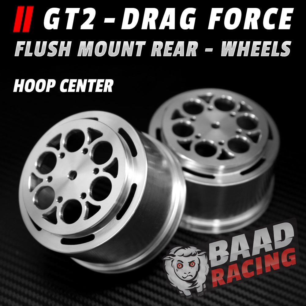 BAAD RACING | Glue Type - Flush Mount - RC Car Rear Wheels