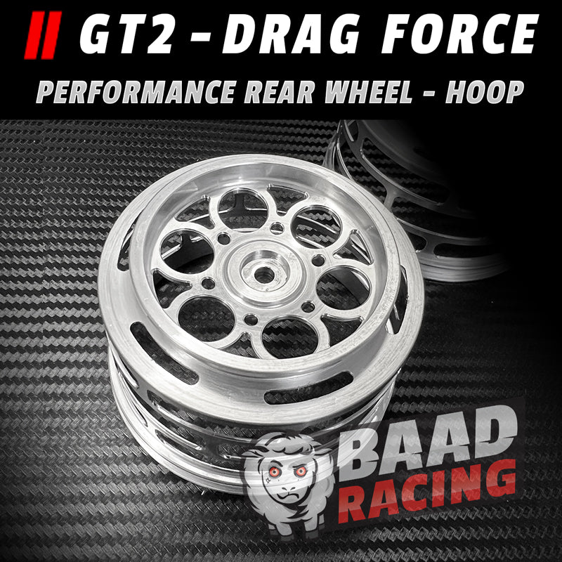 GT2 - Single - Glue Type Drag Force - Rear Wheel - HOOP CENTER – BAAD ...