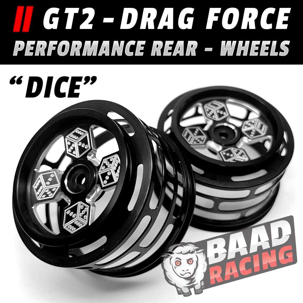 BAAD RACING | Performance RC Parts - Glue Type Rear Wheels - DICE