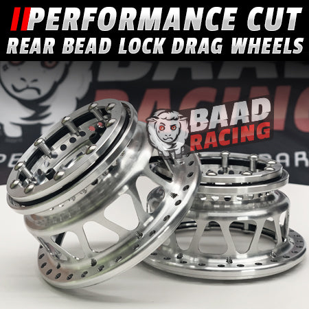 BAAD RACING | Performance Cut - Rear Bead Lock Drag Wheels