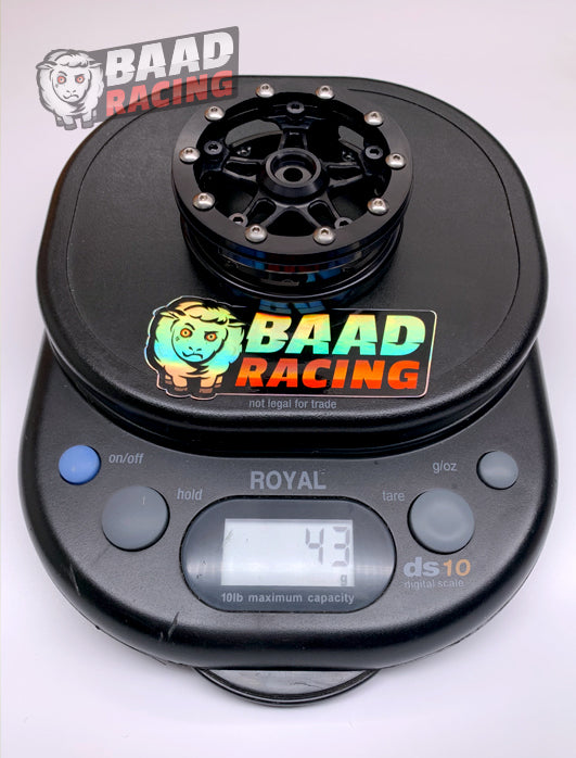 BAAD RACING | Performance RC Parts - Bead Lock Front Drag Wheels